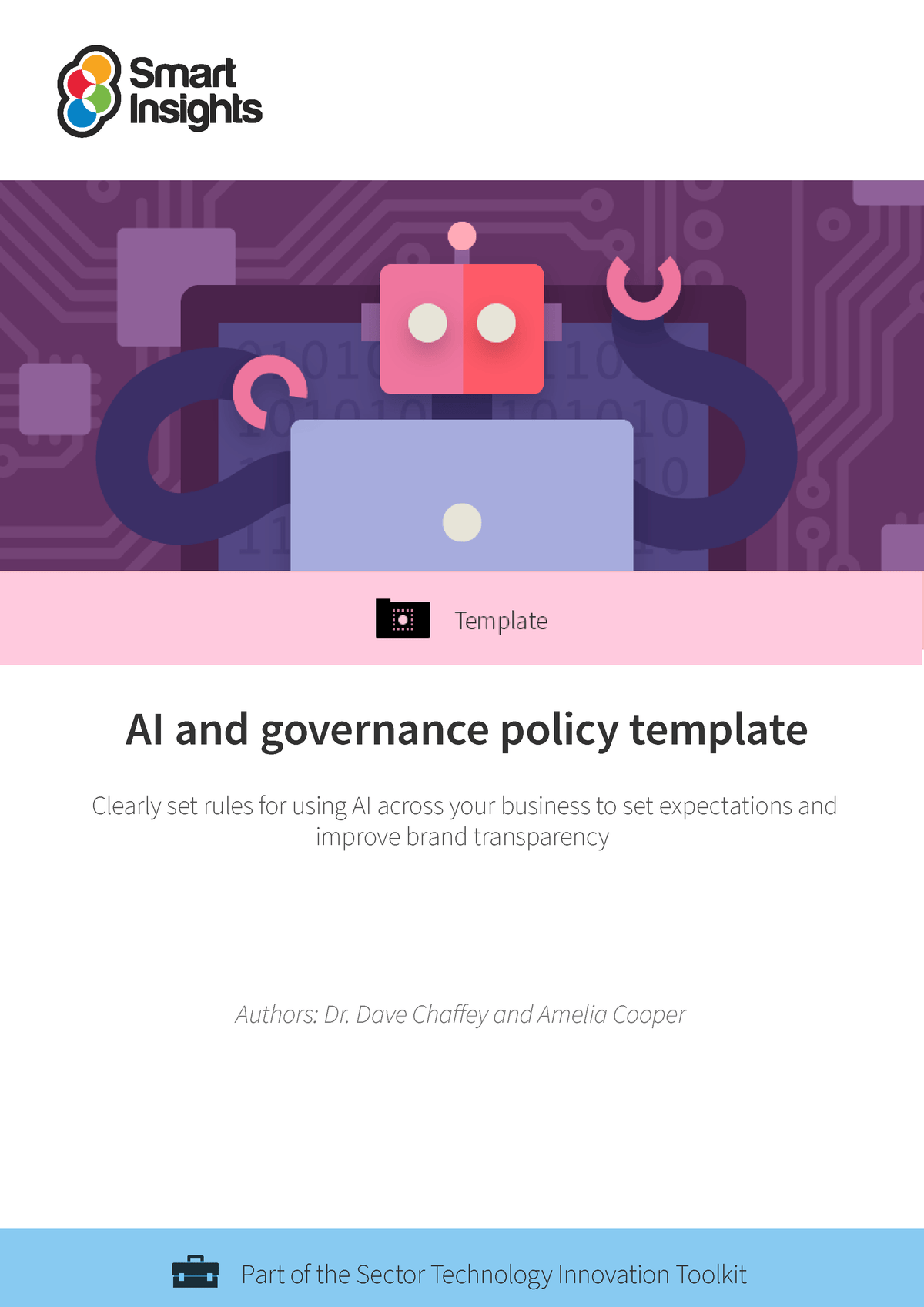 AI for marketing playbook and governance policy template – Smart Insights
