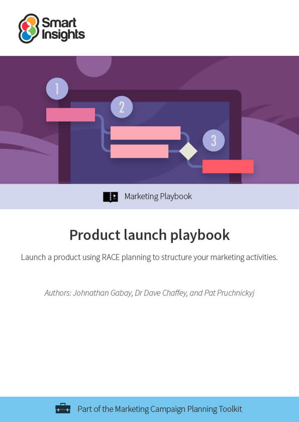 Product launch playbook – Smart Insights